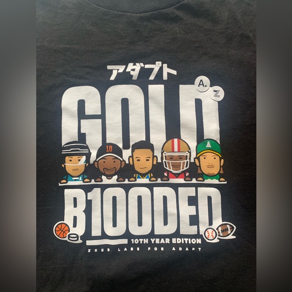 Shirts | Zeeb Labs X Adapt Gold Blooded Teamoji | Poshmark